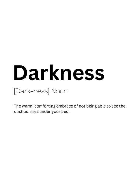 Darkness Dictionary Definition - Kaigozen2 - Digital Art & AI, Humor ...