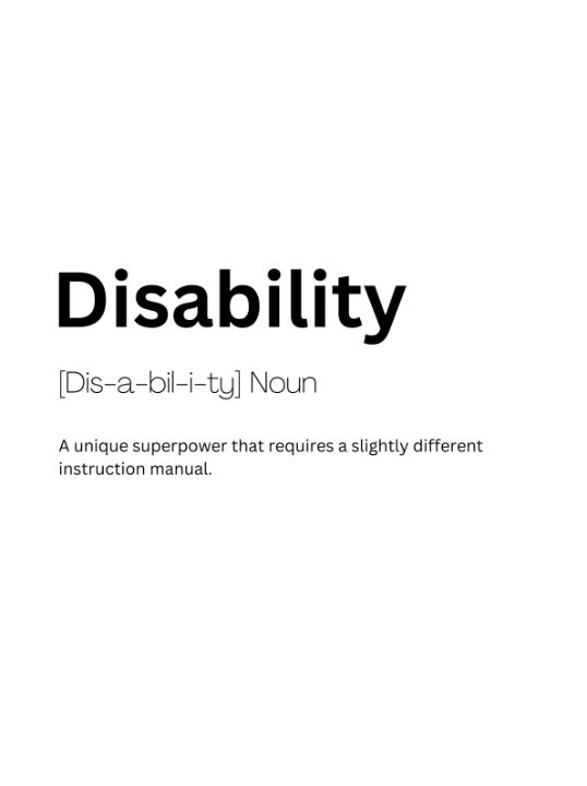 Disability Dictionary Definition - Kaigozen2 - Digital Art & AI, Humor ...