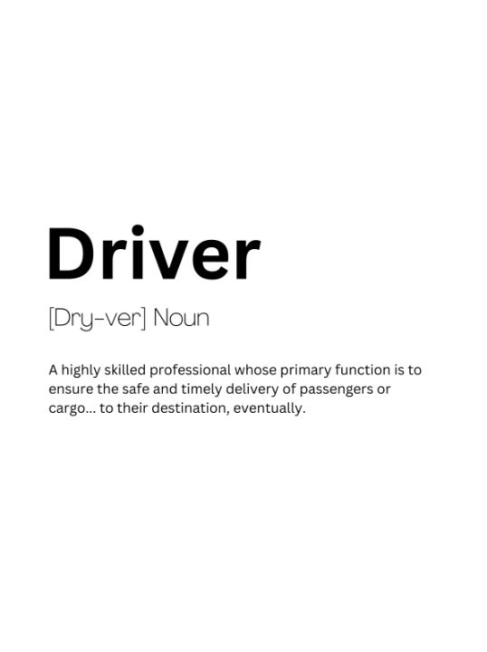 Driver Dictionary Definition - Kaigozen2 - Digital Art & AI, Humor ...