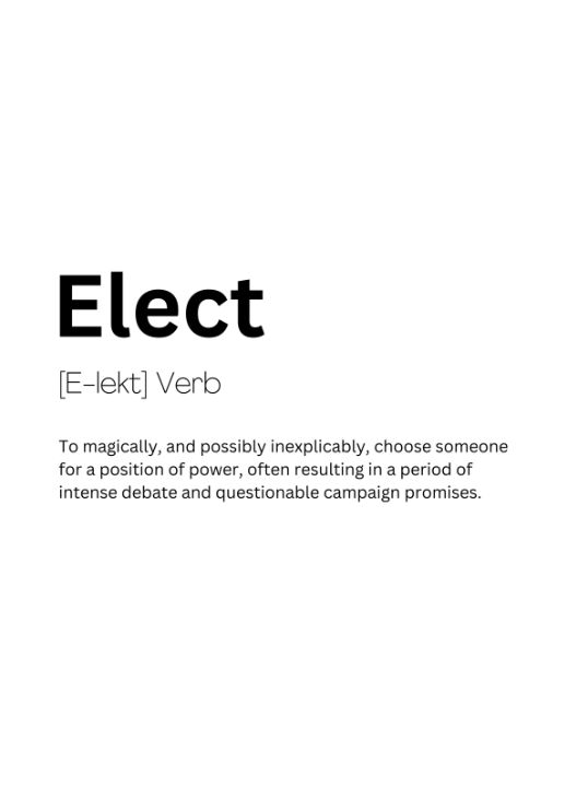 Elect Dictionary Definition - Kaigozen2 - Digital Art & AI, Humor ...