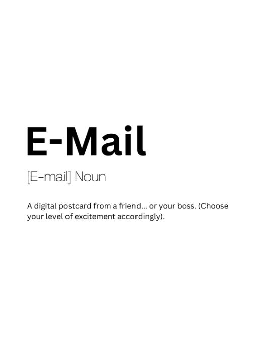 E-Mail Dictionary Definition - Kaigozen2 - Digital Art & AI, Humor ...