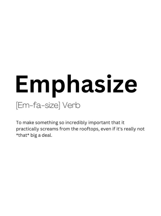 Emphasize Dictionary Definition - Kaigozen2 - Digital Art & AI, Humor ...