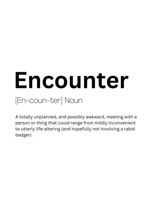 Encounter Dictionary Definition - Kaigozen2 - Digital Art & AI, Humor ...