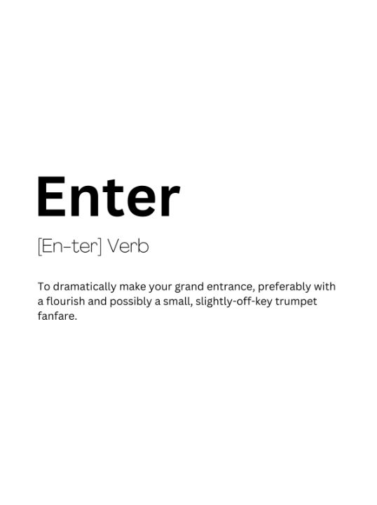 Enter Dictionary Definition - Kaigozen2 - Digital Art & AI, Humor ...