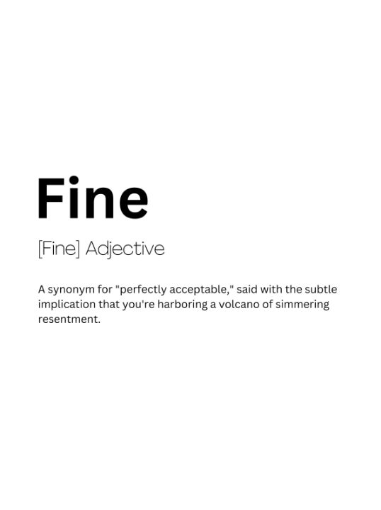 Fine Dictionary Definition - Kaigozen2 - Digital Art & AI, Humor ...