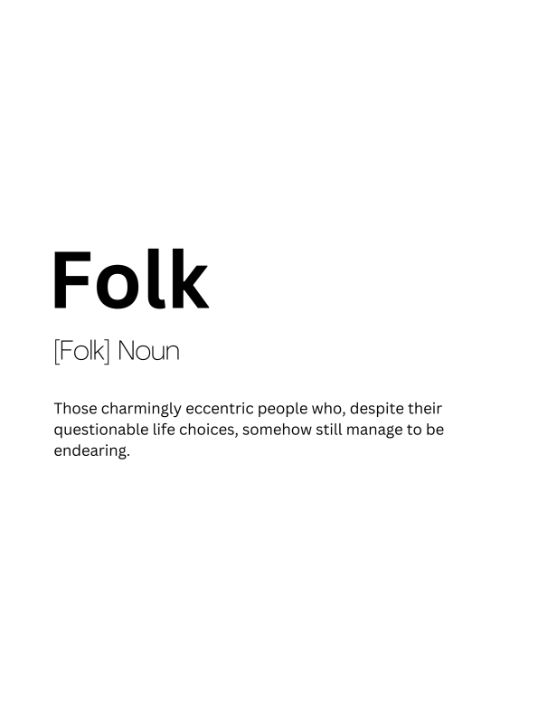Folk Dictionary Definition - Kaigozen2 - Digital Art & AI, Humor ...