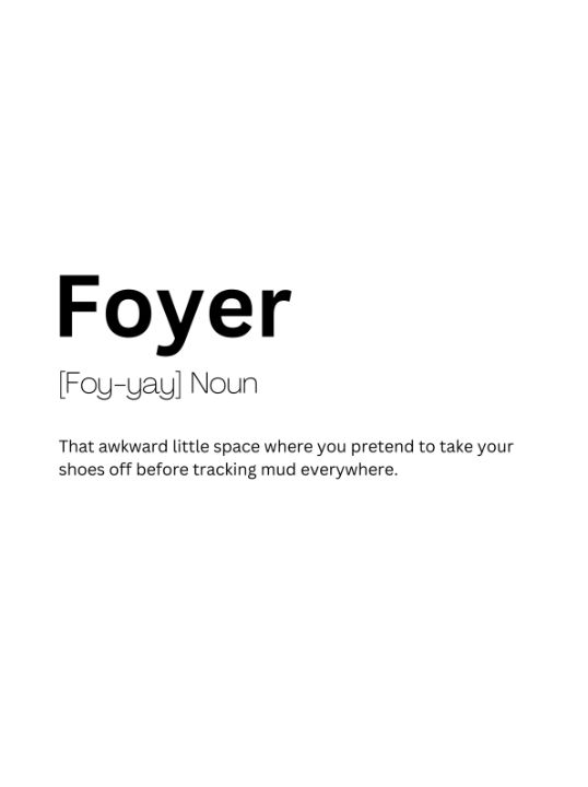 Foyer Dictionary Definition - Kaigozen2 - Digital Art & AI, Humor ...