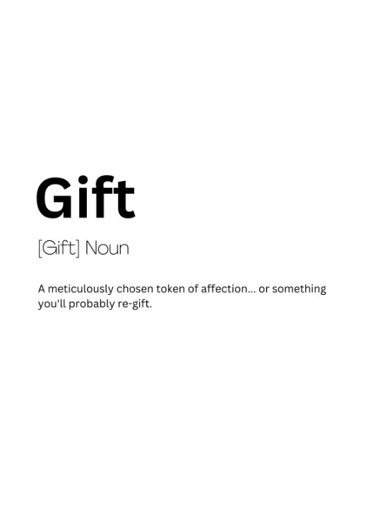 Gift Dictionary Definition - Kaigozen2 - Digital Art & AI, Humor ...