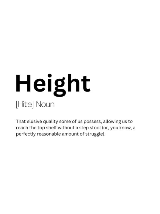 Height Dictionary Definition - Kaigozen2 - Digital Art & AI, Humor ...