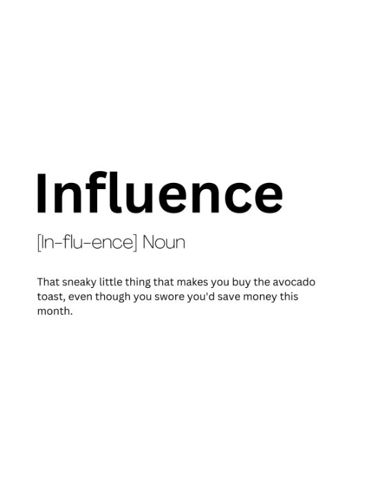 Influence Dictionary Definition - Kaigozen2 - Digital Art & AI, Humor ...