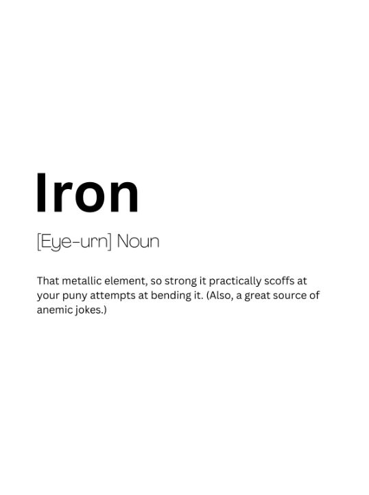 Iron Dictionary Definition - Kaigozen2 - Digital Art & AI, Humor ...