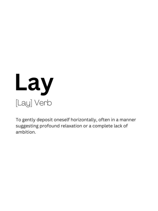 Lay Dictionary Definition - Kaigozen2 - Digital Art & AI, Humor & Satire, Signs & Sayings - ArtPal