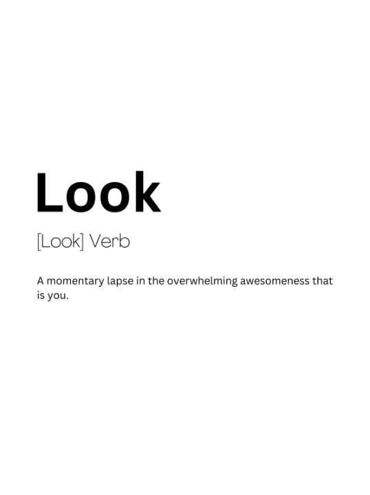 Look Dictionary Definition - Kaigozen2 - Digital Art & AI, Humor ...