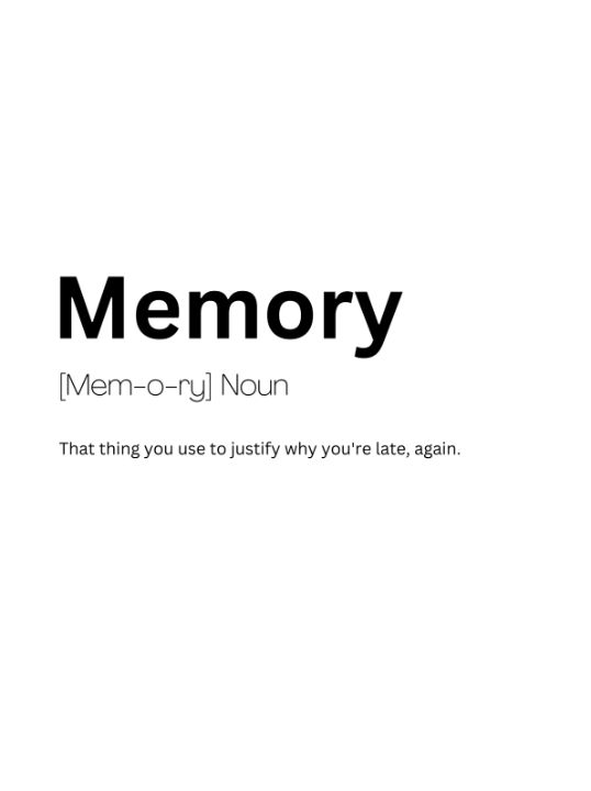 Memory Dictionary Definition - Kaigozen2 - Digital Art & AI, Humor ...