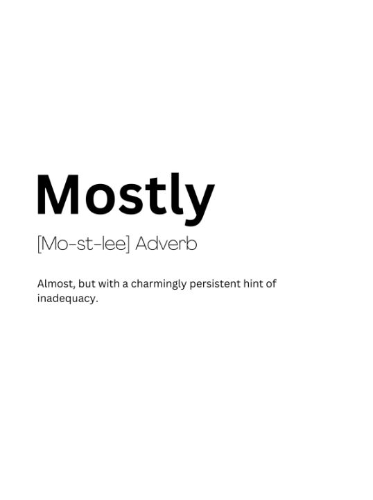 Mostly Dictionary Definition - Kaigozen2 - Digital Art & AI, Humor ...