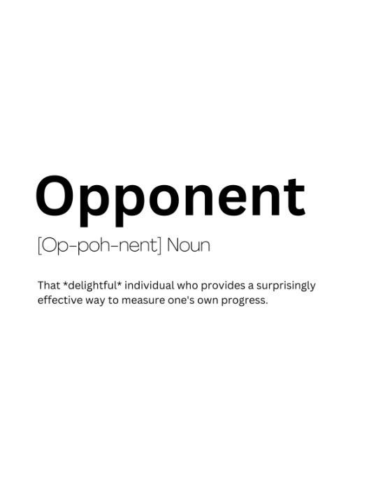 Opponent Dictionary Definition - Kaigozen2 - Digital Art & AI, Humor ...