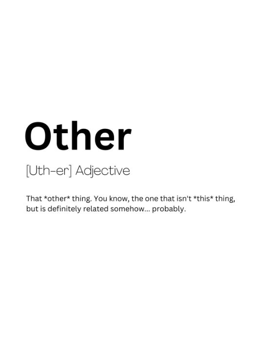 Other Dictionary Definition - Kaigozen2 - Digital Art & AI, Humor ...