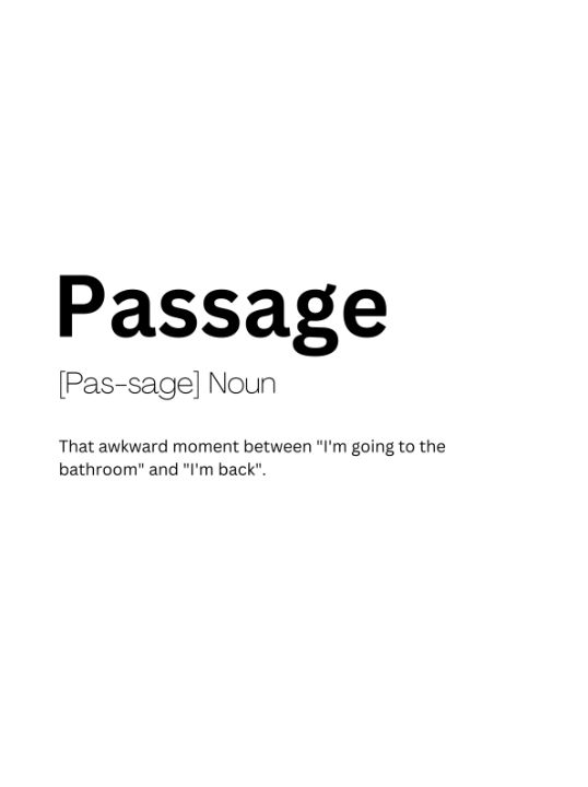 Passage Dictionary Definition - Kaigozen2 - Digital Art & AI, Humor ...