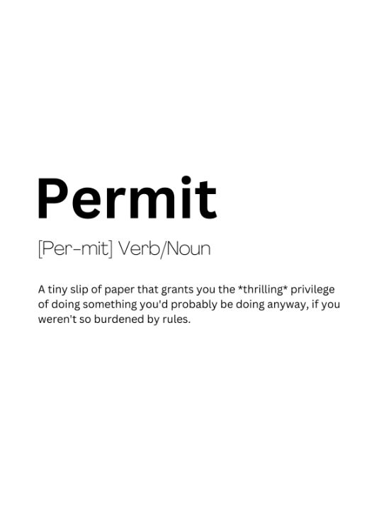 Permit Dictionary Definition - Kaigozen2 - Digital Art & AI, Humor ...