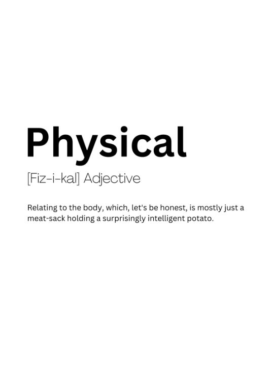 Physical Dictionary Definition - Kaigozen2 - Digital Art & AI, Humor ...