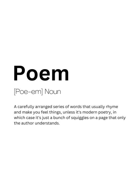 Poem Dictionary Definition - Kaigozen2 - Digital Art & AI, Humor ...