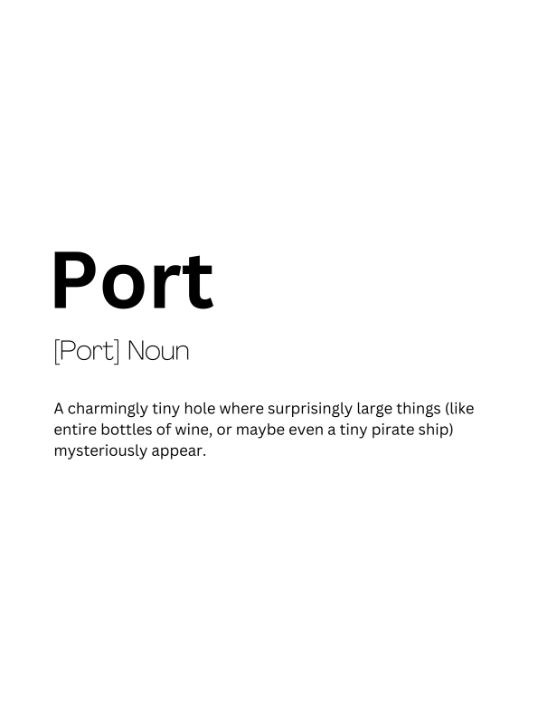 Port Dictionary Definition - Kaigozen2 - Digital Art & AI, Humor ...