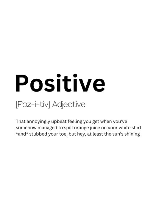 Positive Dictionary Definition - Kaigozen2 - Digital Art & AI, Humor ...