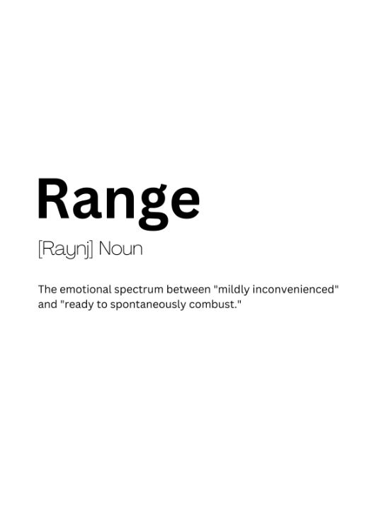 Range Dictionary Definition - Kaigozen2 - Digital Art & AI, Humor ...