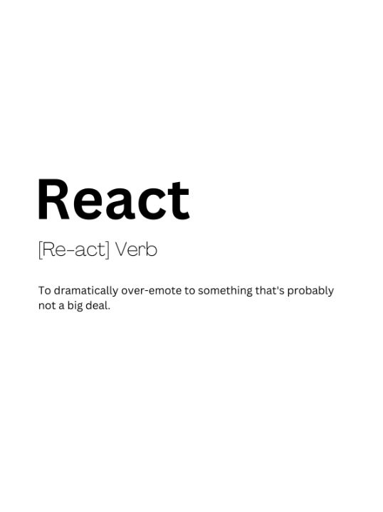React Dictionary Definition - Kaigozen2 - Digital Art & AI, Humor ...