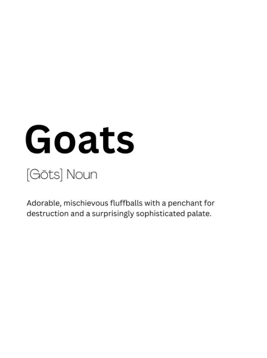Goats Dictionary Definition - Kaigozen2 - Digital Art & AI, Humor ...