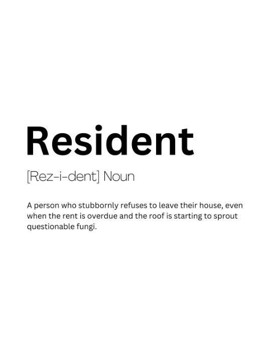 Resident Dictionary Definition - Kaigozen2 - Digital Art & AI, Humor ...