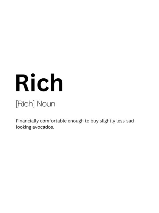 Rich Dictionary Definition - Kaigozen2 - Digital Art & AI, Humor ...