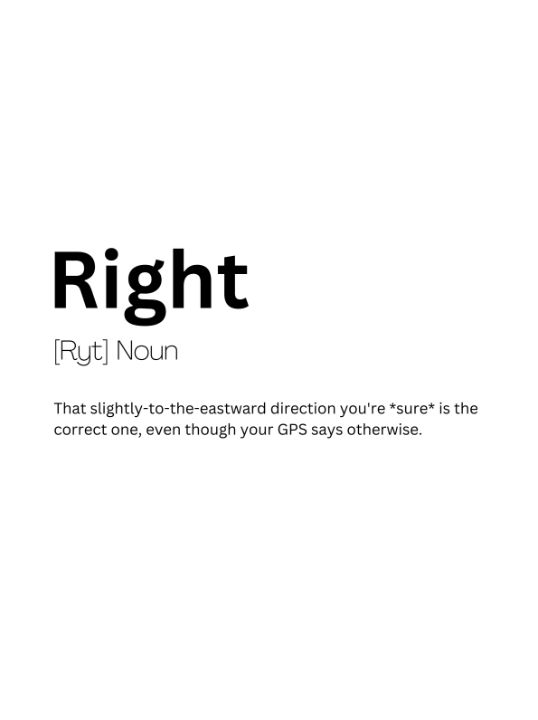 Right Dictionary Definition - Kaigozen2 - Digital Art & AI, Humor ...