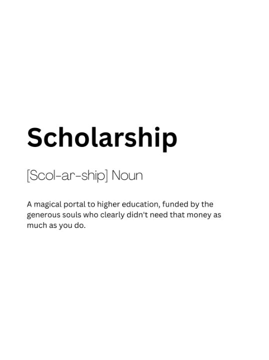 Scholarship Dictionary Definition - Kaigozen2 - Digital Art & AI, Humor ...