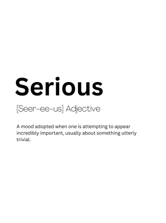 Serious Dictionary Definition - Kaigozen2 - Digital Art & AI, Humor ...