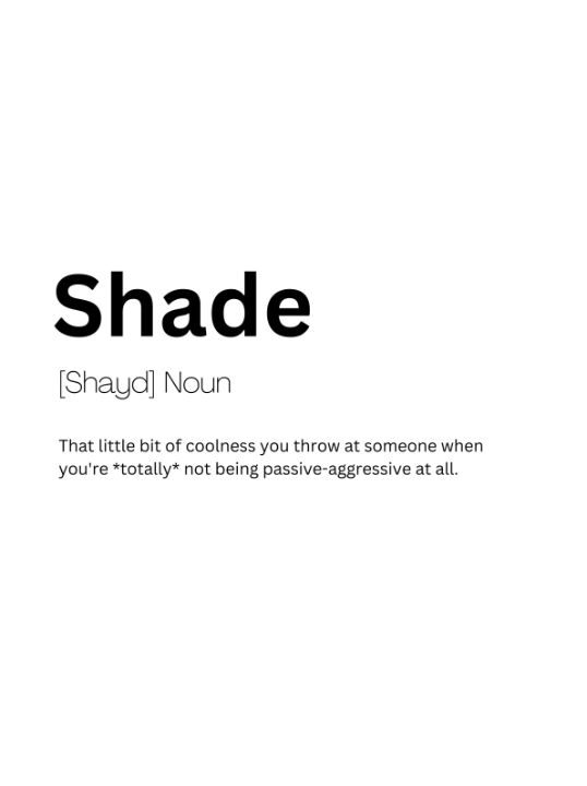 Shade Dictionary Definition - Kaigozen2 - Digital Art & AI, Humor ...