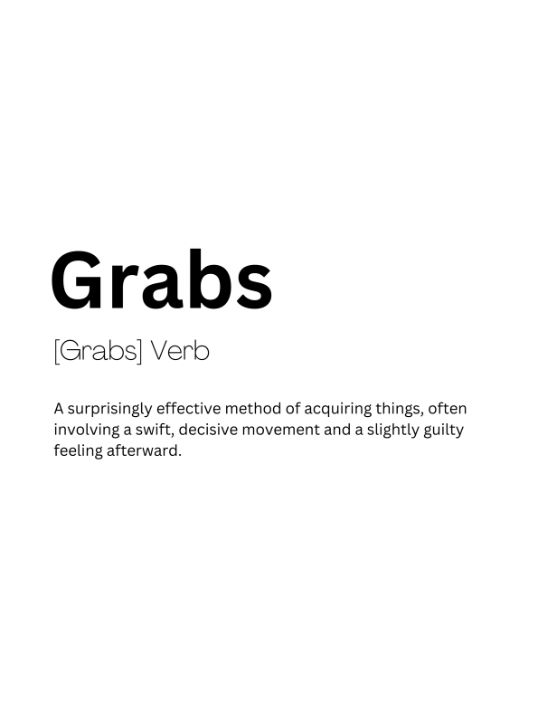 Grabs Dictionary Definition - Kaigozen2 - Digital Art & AI, Humor ...