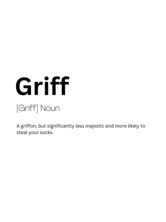 Griff Dictionary Definition - Kaigozen2 - Digital Art & AI, Humor ...