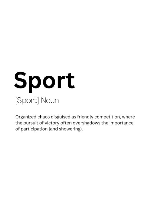 Sport Dictionary Definition - Kaigozen2 - Digital Art & AI, Humor ...