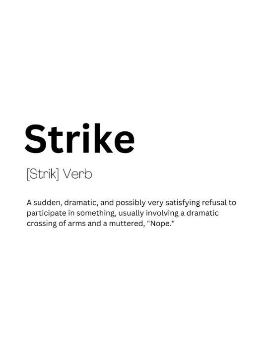 Strike Dictionary Definition - Kaigozen2 - Digital Art & AI, Humor ...