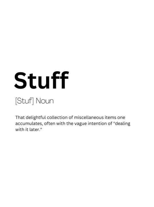 Stuff Dictionary Definition - Kaigozen2 - Digital Art & AI, Humor ...