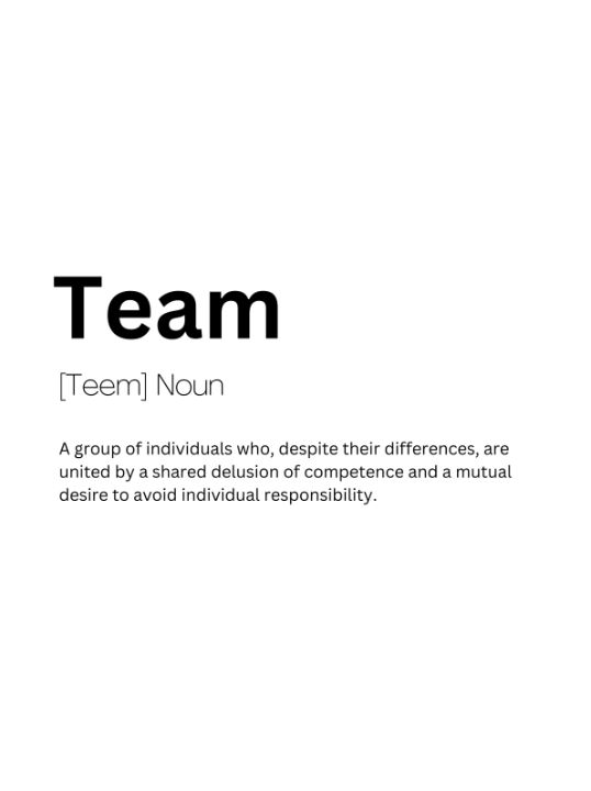 Team Dictionary Definition - Kaigozen2 - Digital Art & AI, Humor ...
