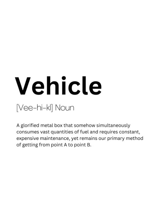 Vehicle Dictionary Definition - Kaigozen2 - Digital Art & AI, Humor ...