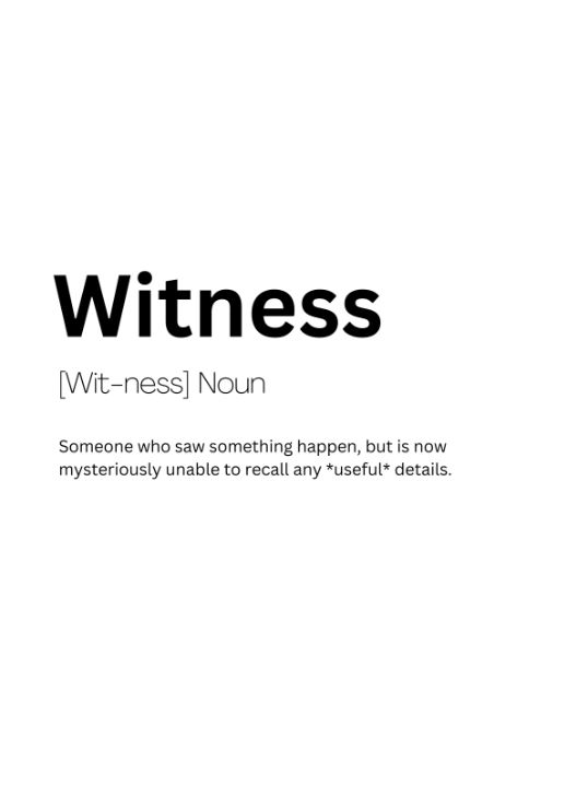 Witness Dictionary Definition - Kaigozen2 - Digital Art & AI, Humor ...