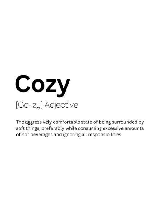 Cozy Dictionary Definition - Kaigozen2 - Digital Art & AI, Humor ...