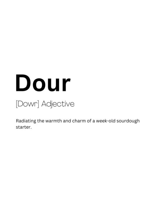Dour Dictionary Definition - Kaigozen2 - Digital Art & AI, Humor ...