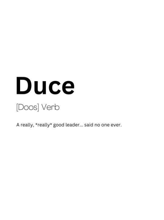 Duce Dictionary Definition - Kaigozen2 - Digital Art & AI, Humor ...