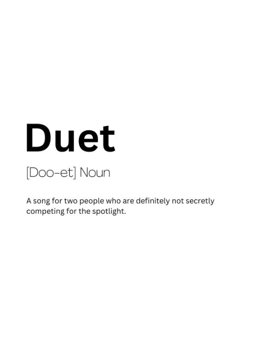 Duet Dictionary Definition - Kaigozen2 - Digital Art & AI, Humor ...