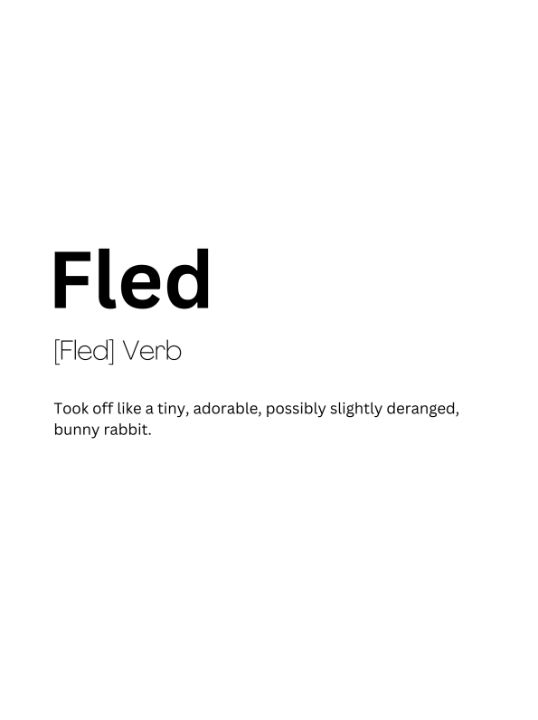 Fled Dictionary Definition - Kaigozen2 - Digital Art & AI, Humor ...