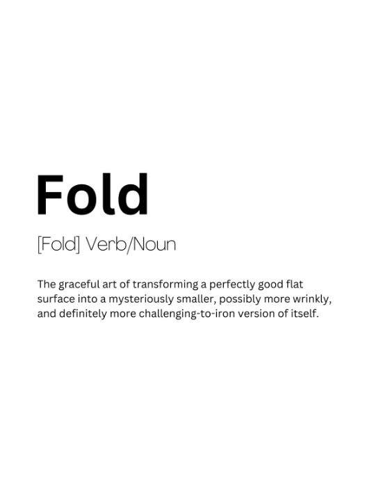 Fold Dictionary Definition - Kaigozen2 - Digital Art & AI, Humor ...